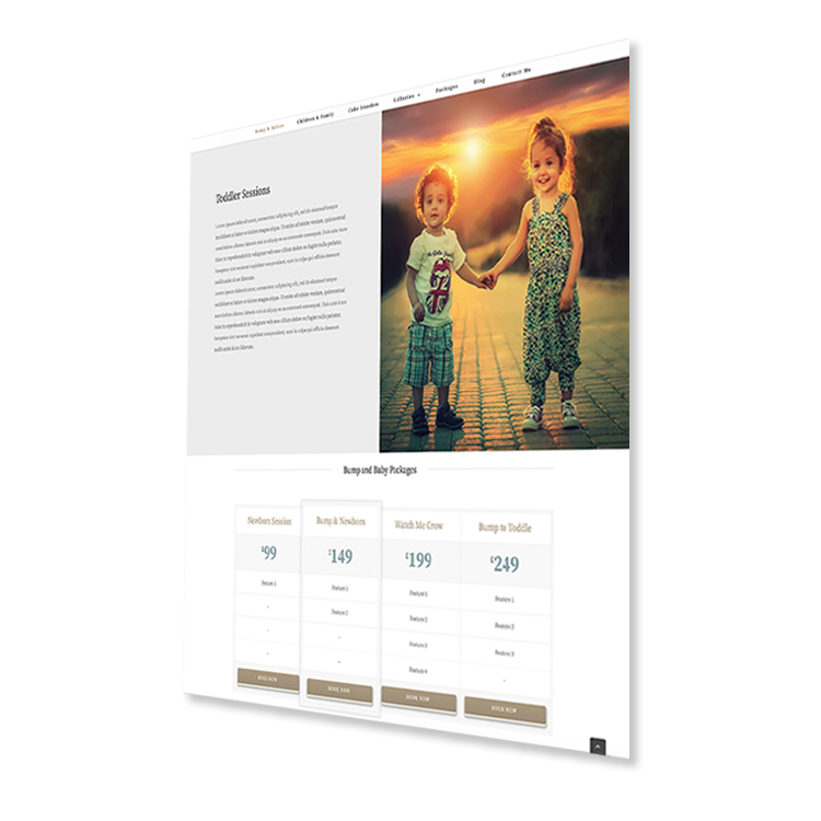 Affordable Photography Websites - Websites for Photographers